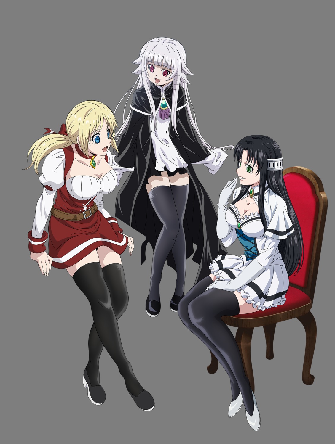 yuusha ga shinda! anri haynesworth marguerit farom yuna eunice cleavage tagme thighhighs ...